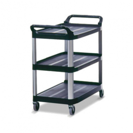 Utility Cart, 3-Shelf, 300lb
